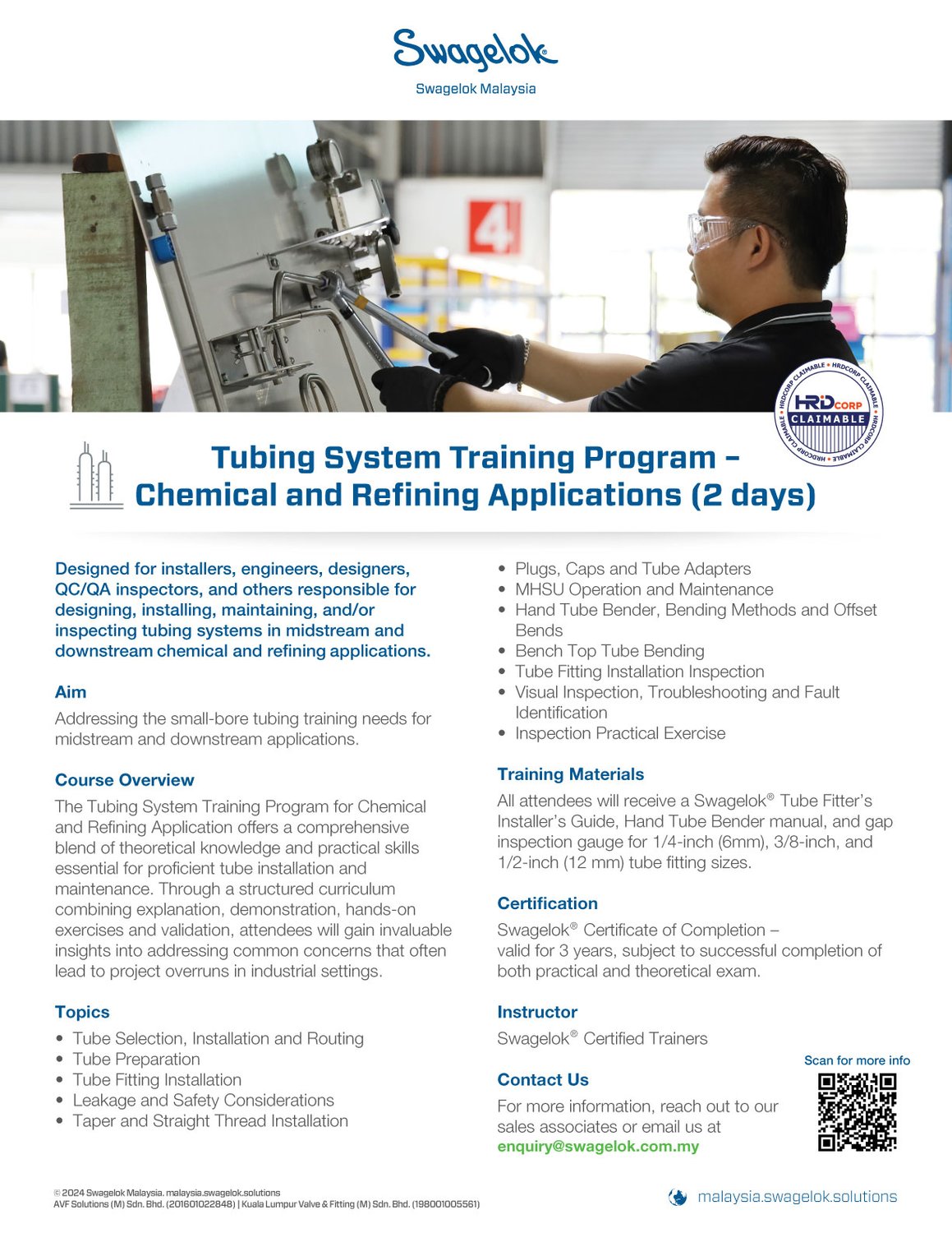 Chemical & Refining Application Brochure Downloads | Swagelok Malaysia